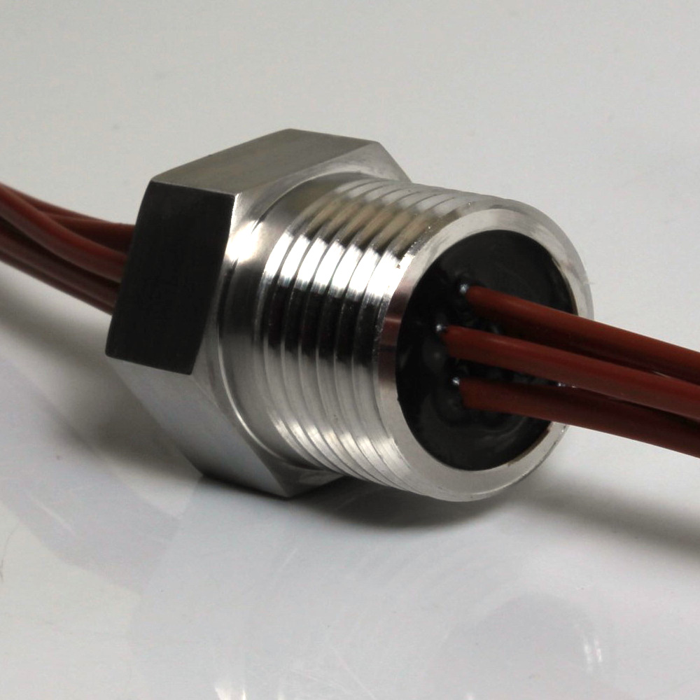 6x Type T Thermocouple Hermetic Seal in 1/2" NPT Housing 24 in. [0.6 m ...